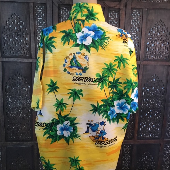 Globert | Shirts | Vintage Globert Garment Of Barbados | Poshmark